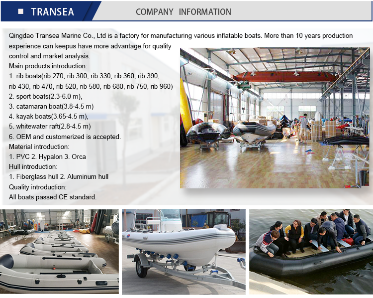 Double Front Storage 10 Feet Inflatable Aluminum Rib Boat With Motor ...