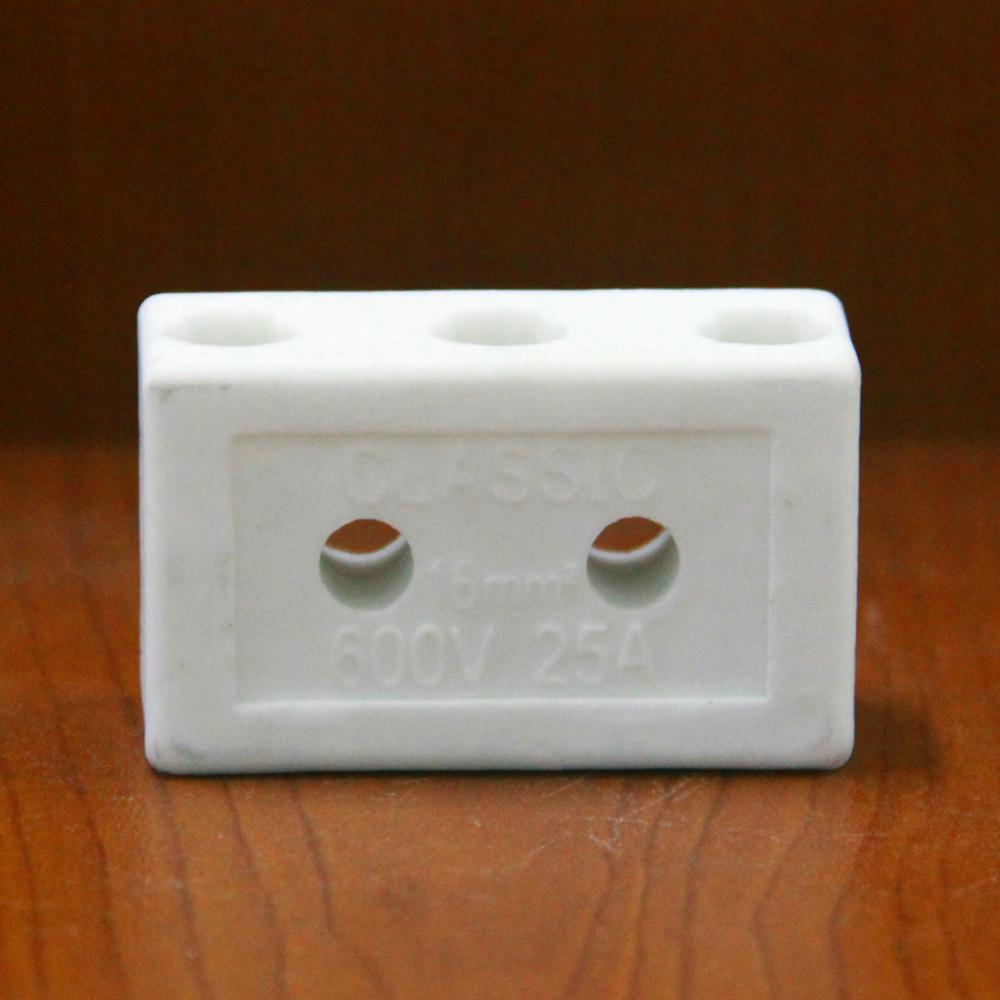 Ceramic Terminal Blocks - 3 Pole Factory Direct 5a-30a Porcelain Wire ...