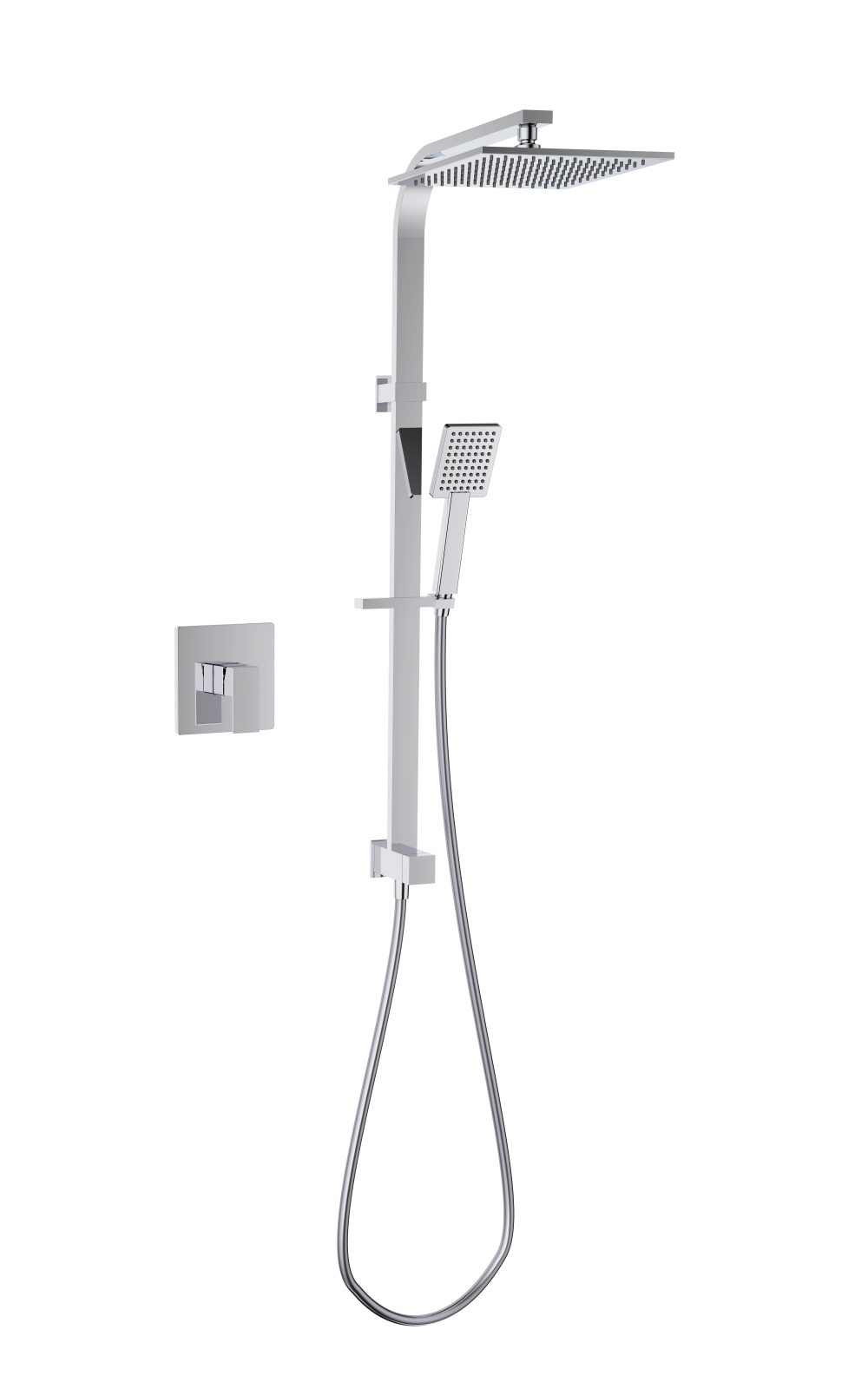 Square Concealed Shower Set, High Quality Square Concealed Shower Set ...