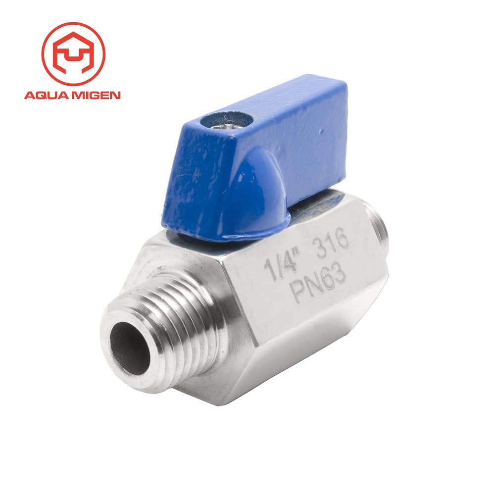 Brass Mini Ball Valves 1/4" To 1" - Fxf, Fxm, Mxm Connections, 1000 Psi ...