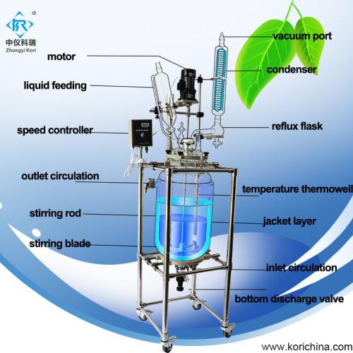Anti Corrosion Borosilicate Lab Glass Reactor, High Quality Anti ...
