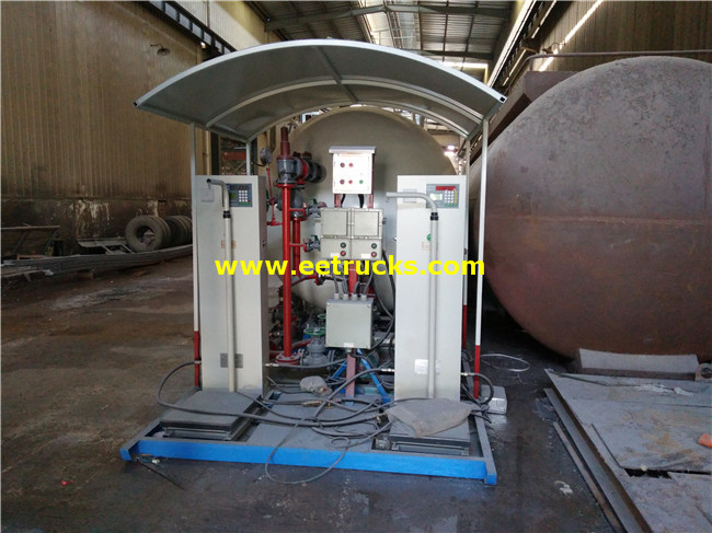 25m3 10mt 프로판 스키드 탑재 스테이션, Bossgoo.com의 고품질 25m3 10mt 프로판 스키드 탑재 스테이션