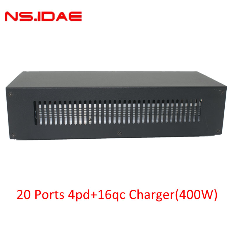 20-port 4pd+16qc Charger 400w, High Quality 20-port 4pd+16qc Charger ...