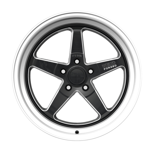5-spoke Aluminium Truck Wheel 6x139.7 Black Milled, High Quality 5 ...