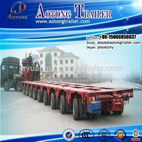 Hydraulic Multi-axles Heavy Duty Trailer / Modular Trailer For ...
