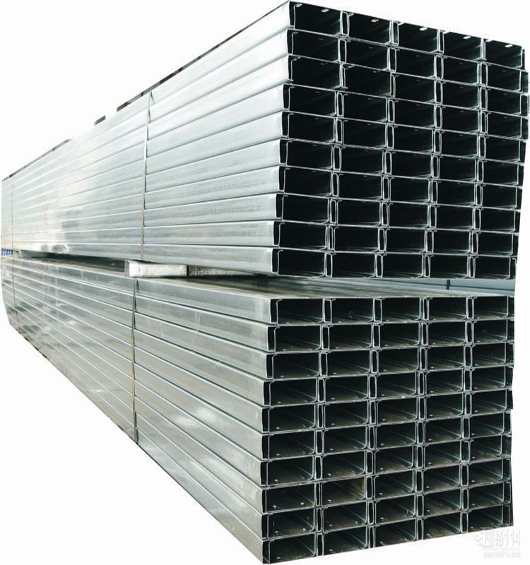Galvanized Purlin C-channel Steel U Section, High Quality Galvanized ...