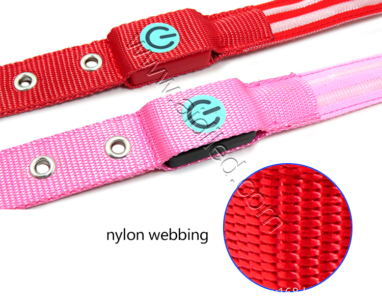 Bright Light Up Luminous Flashing Dogs Collars, High Quality Bright ...