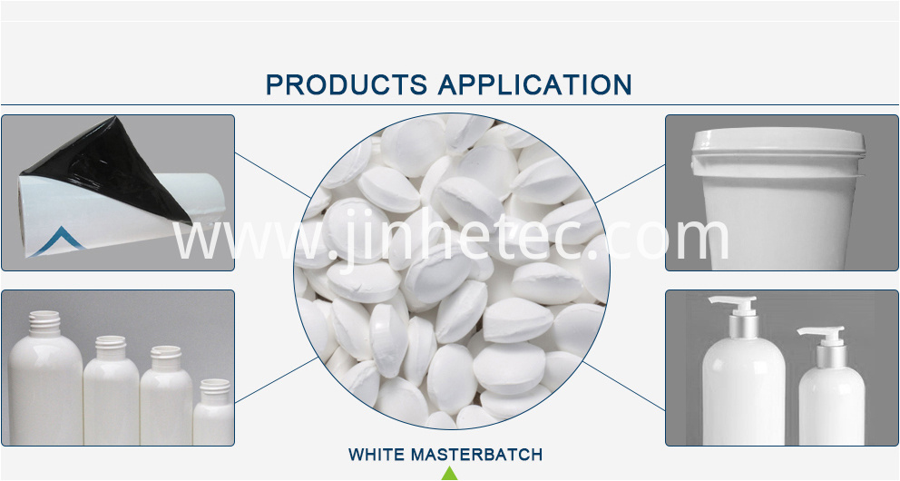 White Masterbatch 50% 60% 70% LLDPE LDPE HDPE China Manufacturer