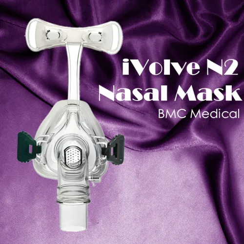 Ivolve N2 Nasal Mask For Cpap Machine Oxygen Mask Medical Accessories ...