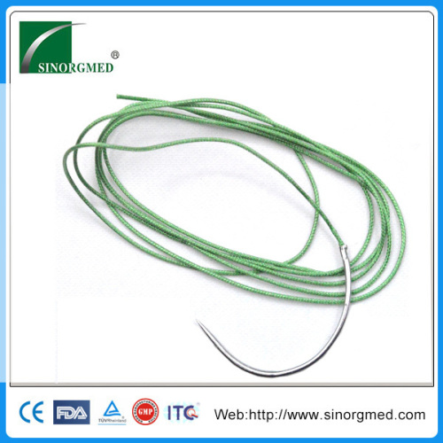 Suture Needle Curved With Absorbable And Non-absorbable Suture, High ...