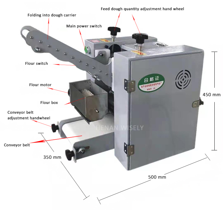 Stainless Steel Dumpling And Wonton Wrapper Making Machine, High ...
