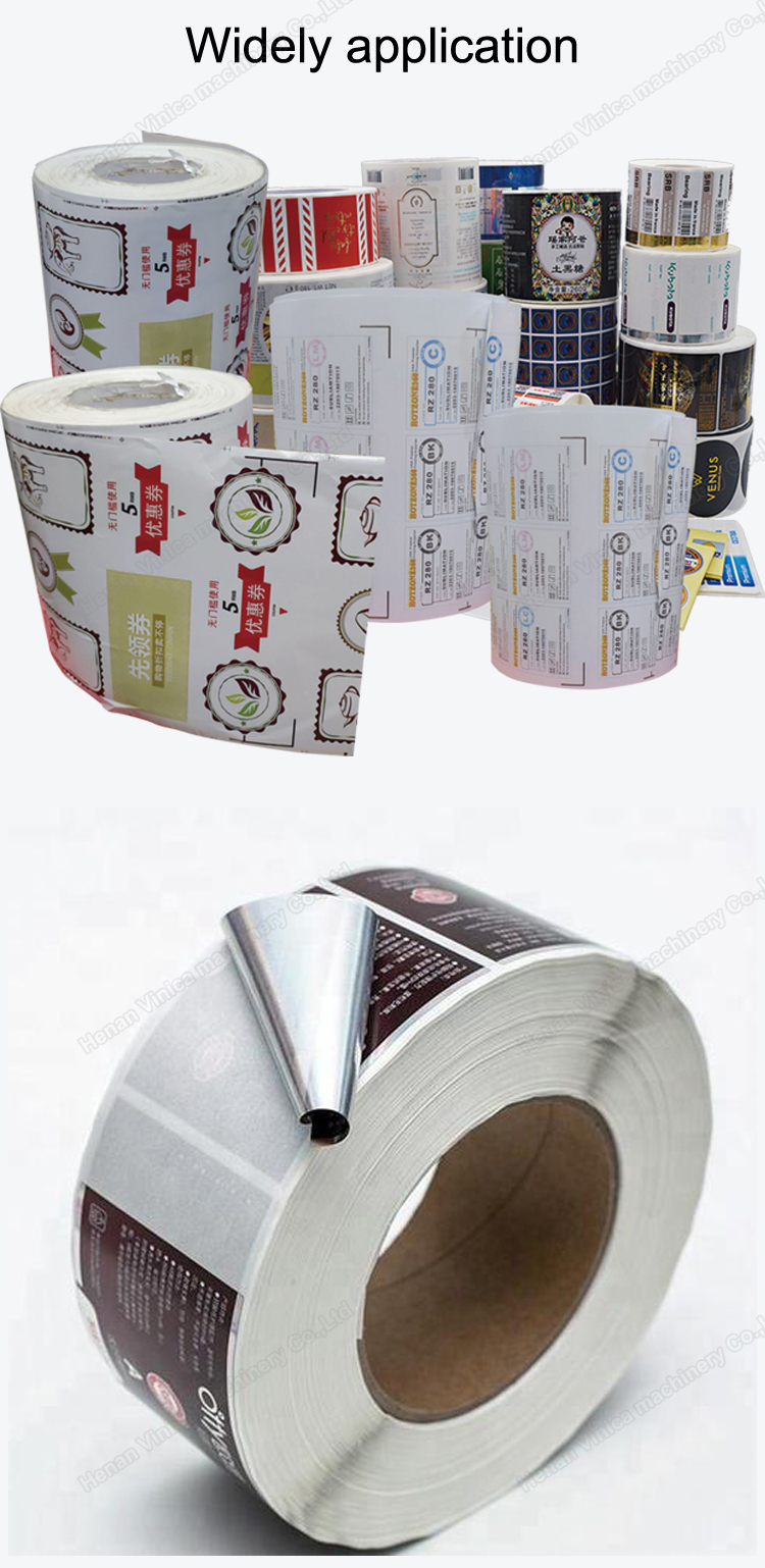 Vinica A3+ Roll Paper Die Cutting And Sticker Label Rewinding Machine ...