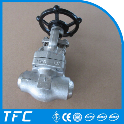 Asme B16.25 Bw Stainless Steel Butt Weld Gate Valve, High Quality Asme ...