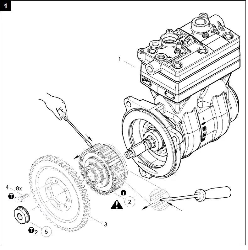 Volvo Compressor Clutch Repair Kit 912 512 949 2 - 23122275, High ...