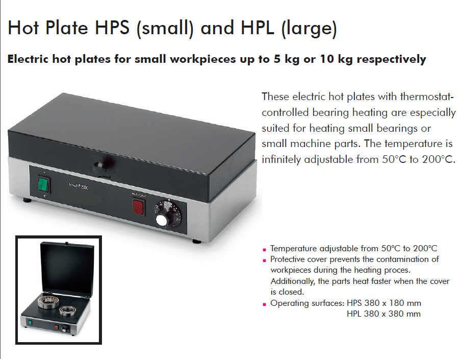 Hps And Hpl Electric Hot Plate With Thermostat Controlled Induction ...