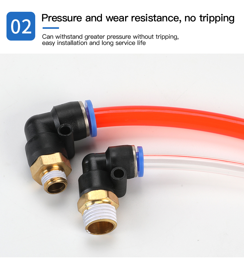 Pneumatic Cylinder Trachea Joint Threaded Elbow - Pl4/6/8/10/12/14/16 ...