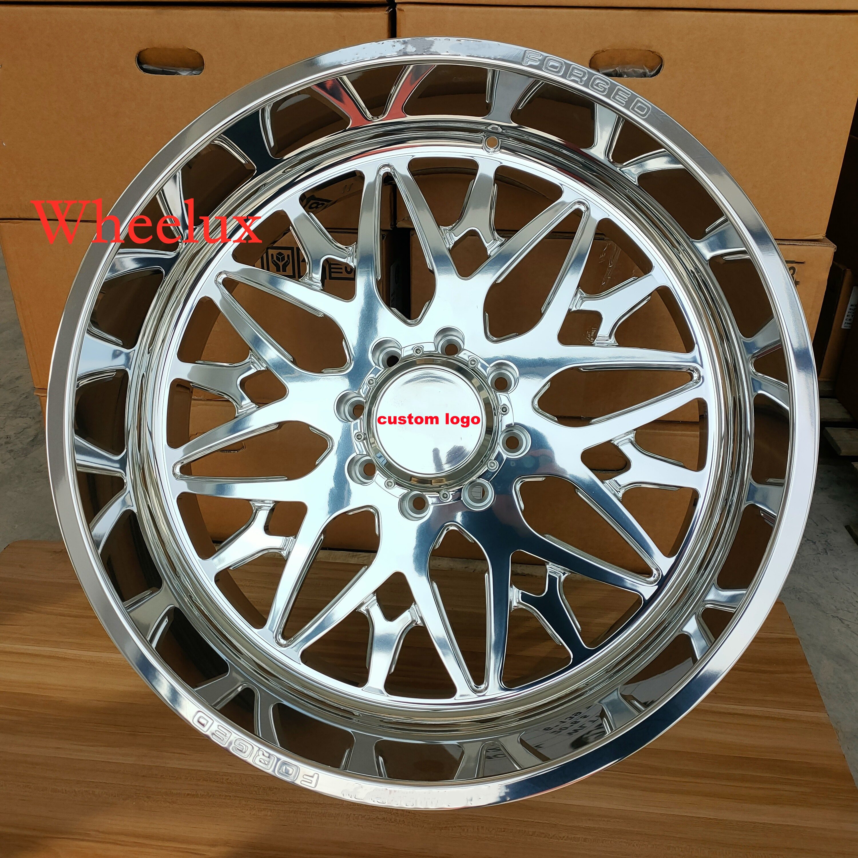 H Style Monoblock Forged Sport Wheels Rims - Chrome Polish 20x10 To ...