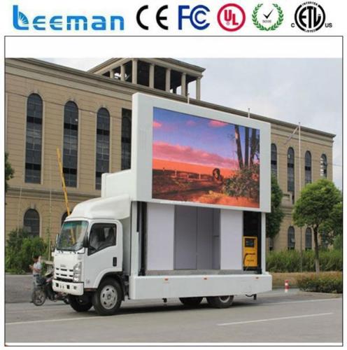 Mobile Outdoor Sign Trailer Traffic Message Board Leeman P10 Mobile ...