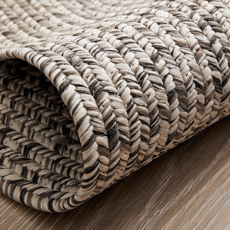 Polypropylene Braided Round Synthetic Patio Outdoor Rug, High Quality ...