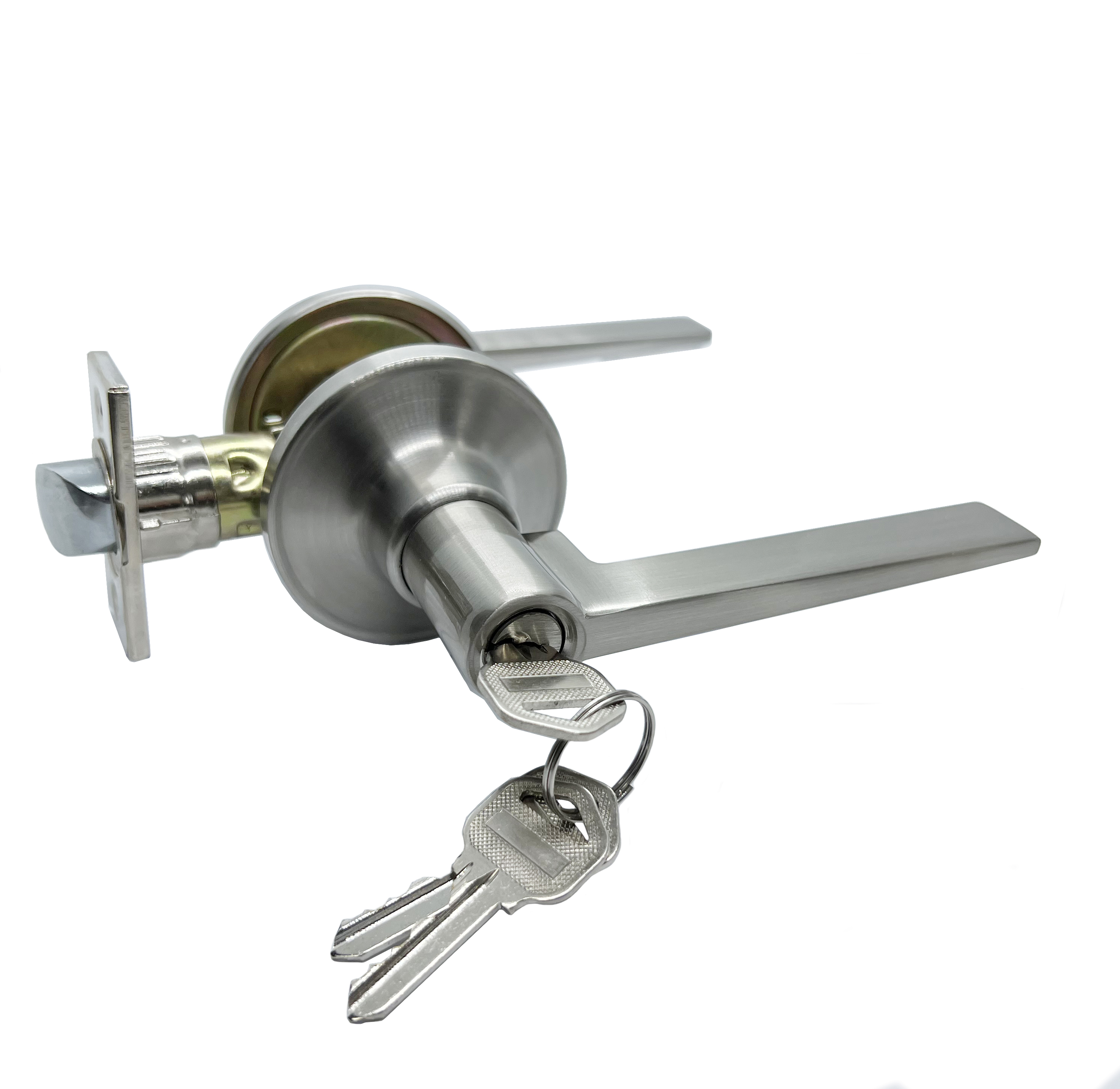 Us Classroom Door Lock Handle Lever Set - Solid Zinc Alloy, High ...