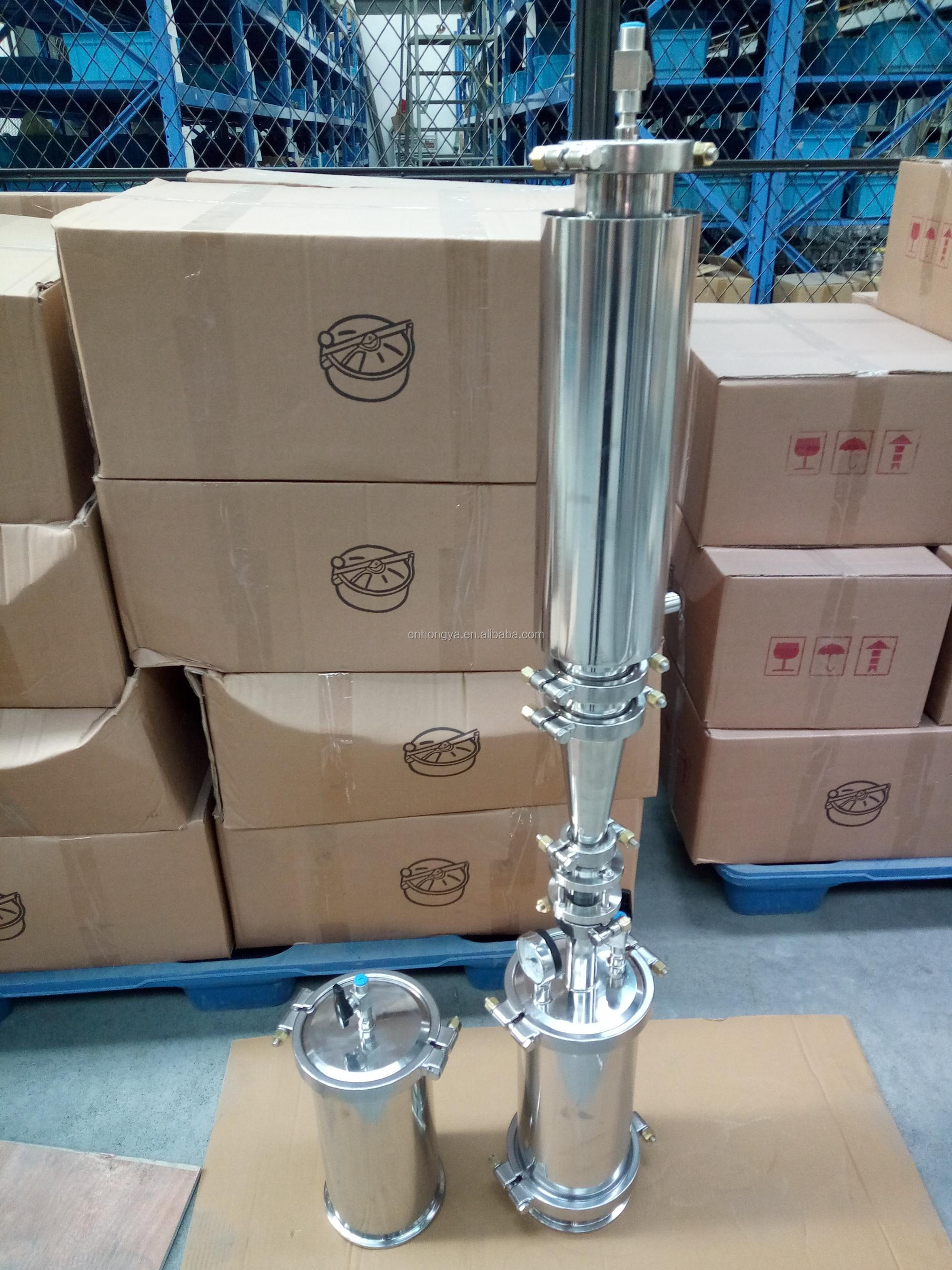 Ss304 Tri-clamp Fnpt Hemispherical Lid For Extractor System, High ...