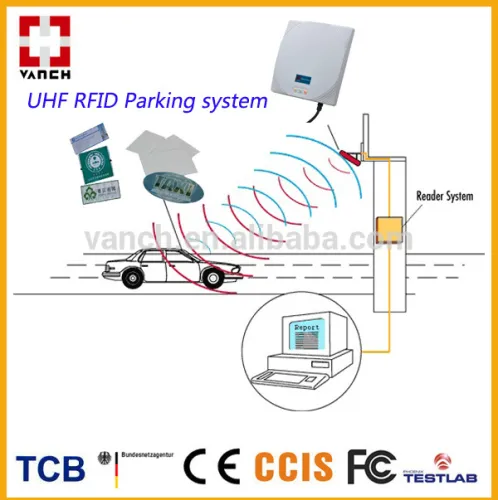 Rfid Car Park Management System With Led Light Long Range Integrated ...