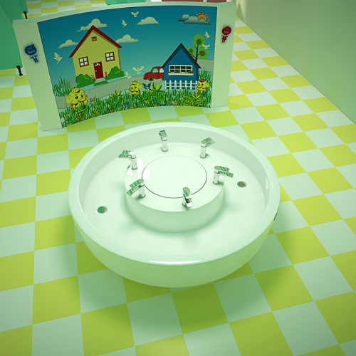 Kindergarten Children Wash Basin Kids Toilet Rl-l14, High Quality ...