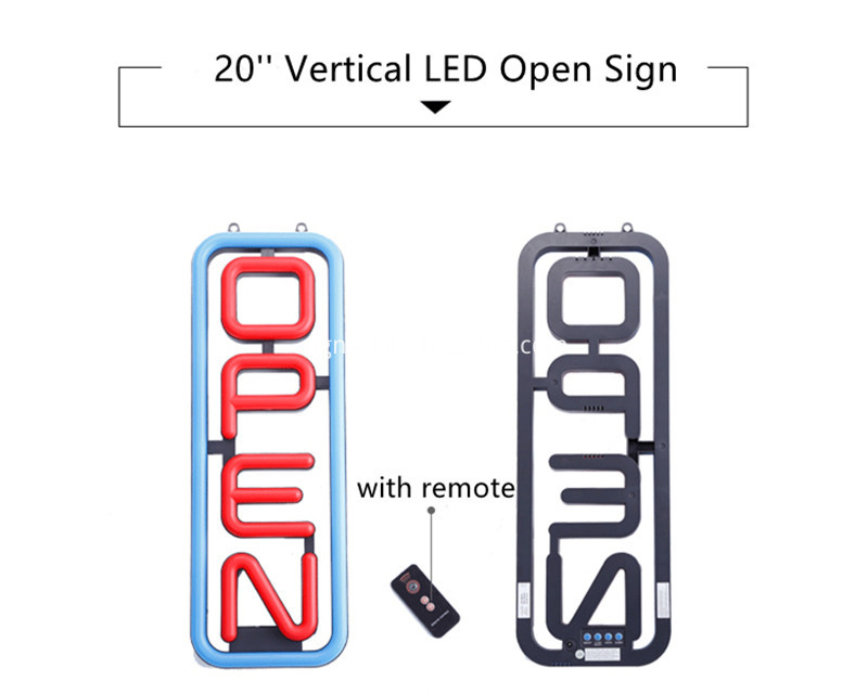 20'' Vertical Led Open Signs For Sale Free Shipping, High Quality 20 ...