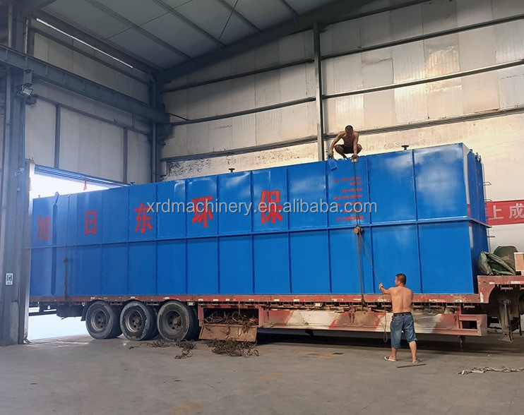 Portable Skid-mounted Containerized Mbr Membrane Wwtp For Rural Areas ...
