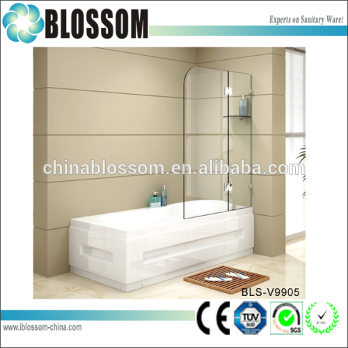 Europe Frameless Glass Shower Screen, High Quality Europe Frameless Glass Shower Screen on ...