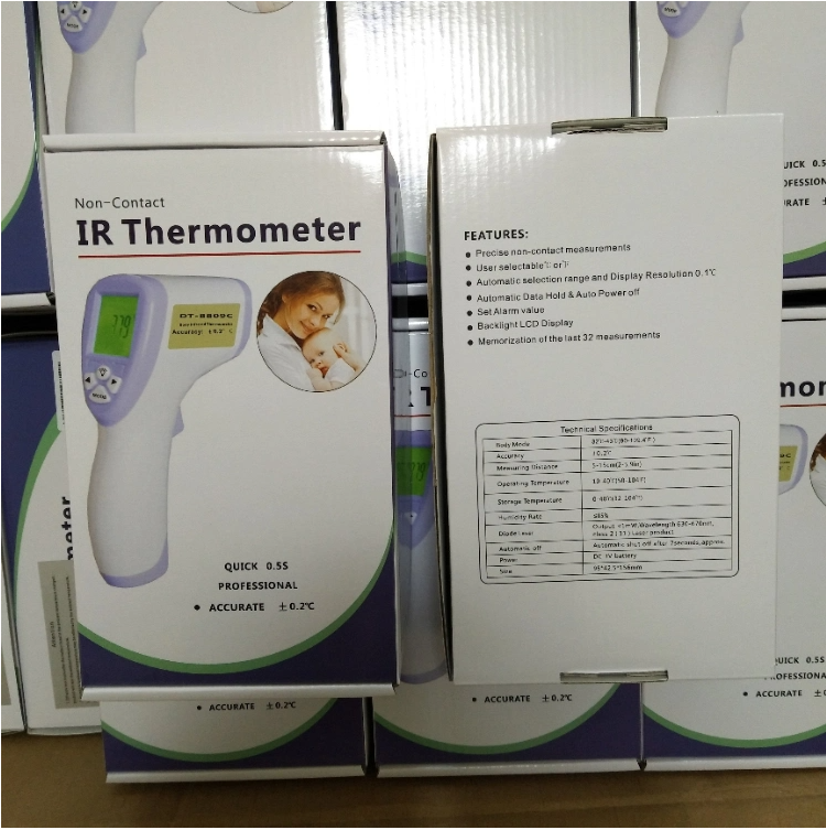 Fast Read Contactless Infrared Temperature Laser Thermometer, High ...