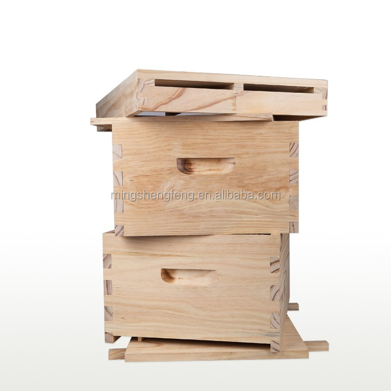 Pine Fir Wood Langstroth Size Bee Hive Boxes, High Quality Pine Fir ...