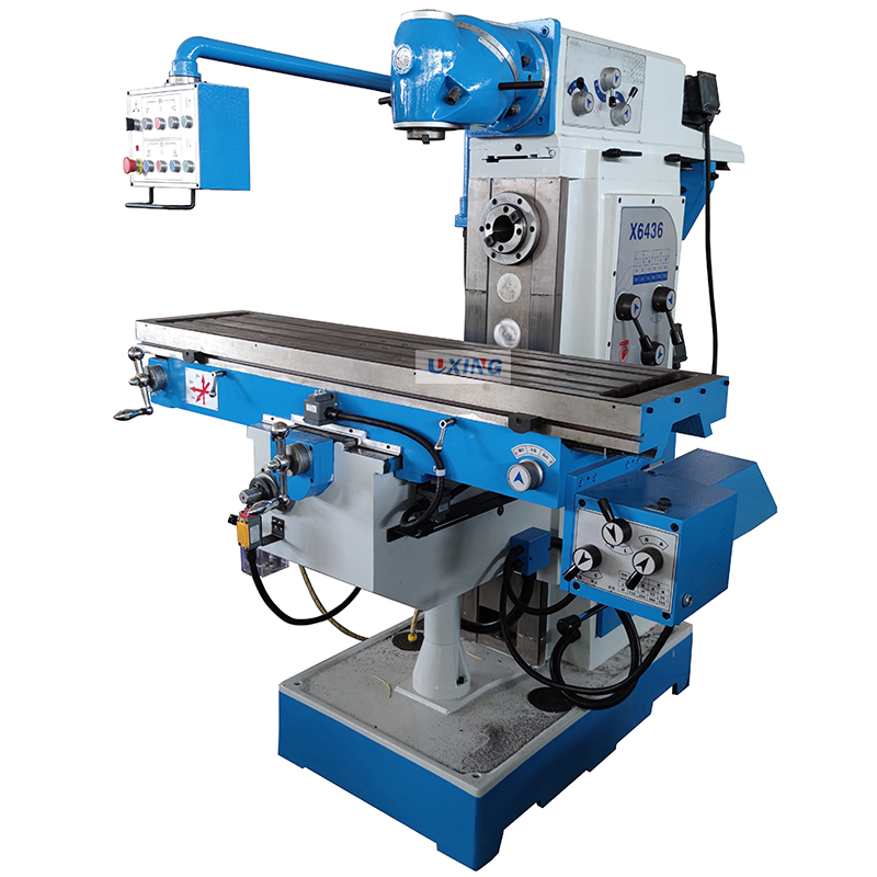 X6436 Universal Milling Machine Rotary Swivel Head Vertical Manual ...