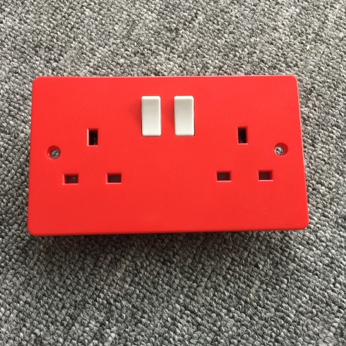 Uk Type 2 Gang 3 Pin Single Pole/double Pole 13a Switched Socket, High ...