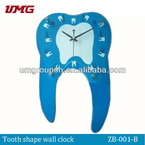 Wall Clock In Teeth Shape, Dental Clinic Decoration, Dental Clock, High ...