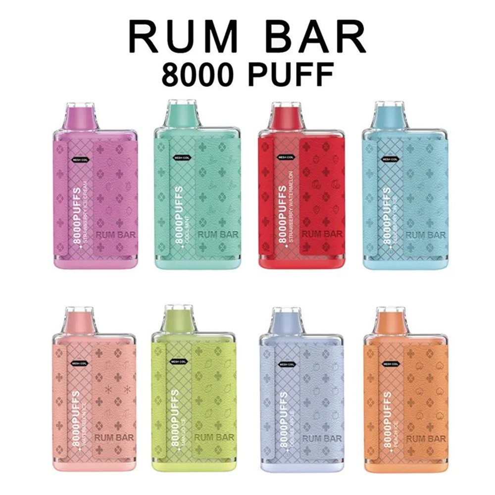 Rum Bar 8000 Puffs Disposerive Vape Europe Wholesale คุณภาพสูง Rum Bar ...