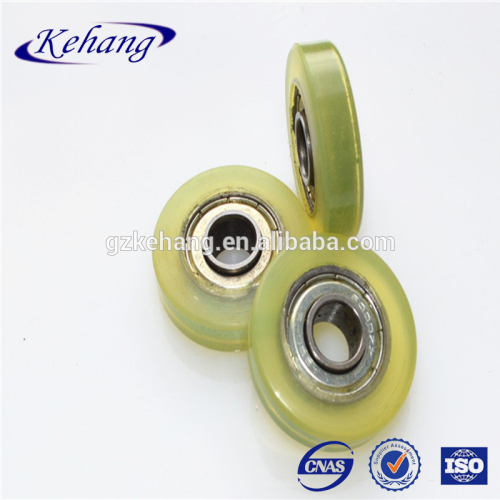 Pu Bearing Pulley Wheel / Pu Guide Wheel For Hanging Door And Window ...