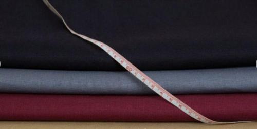 Customizable Blended Plain Dyed Woven Fabric, High Quality Customizable ...