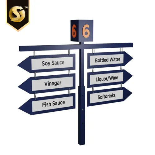 Directional Aluminum Pylon Signage Custom Pylon Signs, High Quality ...