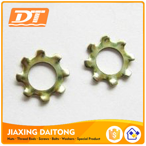 Din6797 Toothed Lock Washer Stainless Steel, Carbon Steel, Alloy Steel Black, Zinc Coating Etc ...