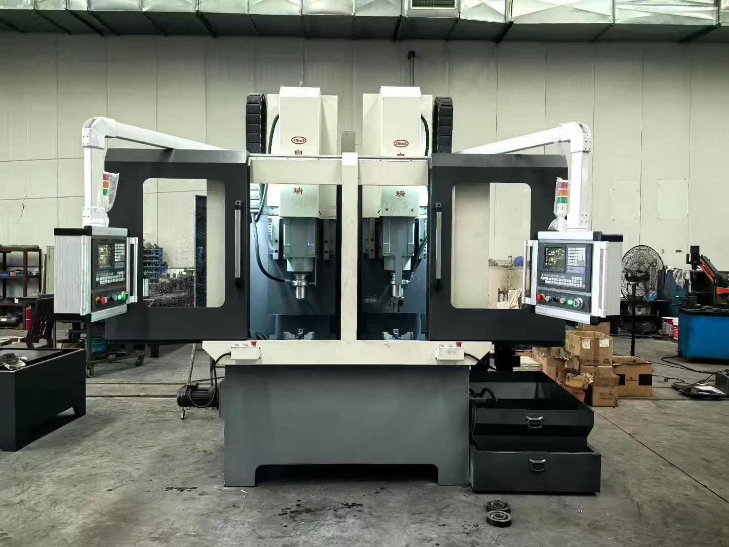 Customizable Dual-Station Industrial Heavy-Duty Drilling Machine ...