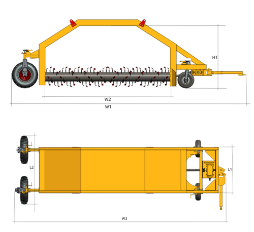Mt5000 Tractor-pulled Compost Turner, High Quality Mt5000 Tractor ...