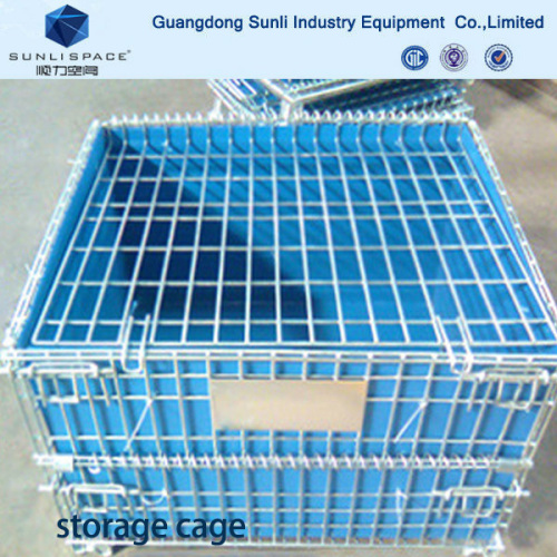 Packaging Storage Cage Wire Mesh Box Container, High Quality Packaging ...
