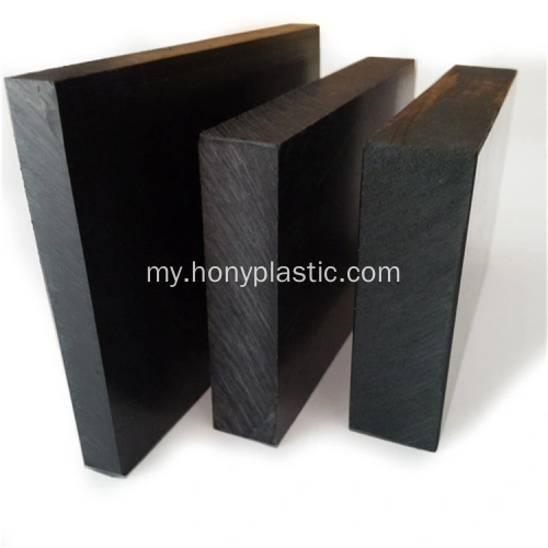 အနက်ရောင်အဖြူ acetal ပလပ်စတစ် ESD POM Sheet တရုတ်ထုတ်လုပ်သူ