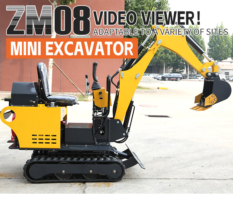 Mini Excavator With Retractable Tracks And Swing Boom, High Quality ...