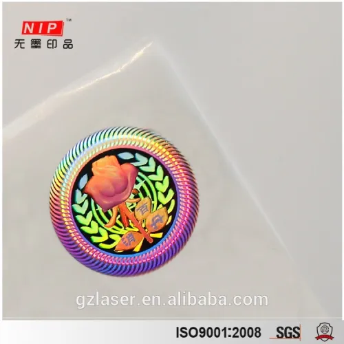 Customized 3d Hologram Logo Sticker Maker With Text Printing, High ...