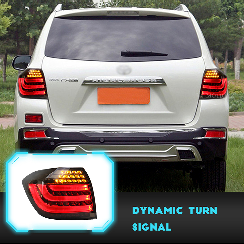 Hcmotionz Led Led Tail สำหรับ Toyota Highlander 2010-2014 คุณภาพสูง ...