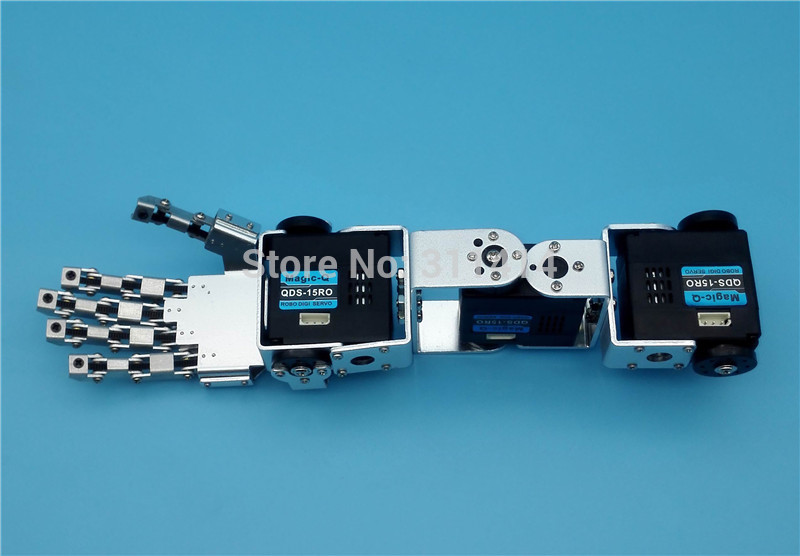 Humanoid 3dof Robot Left Hand Right Hand Arm With Five Fingers Manipulator And Servo For Diy