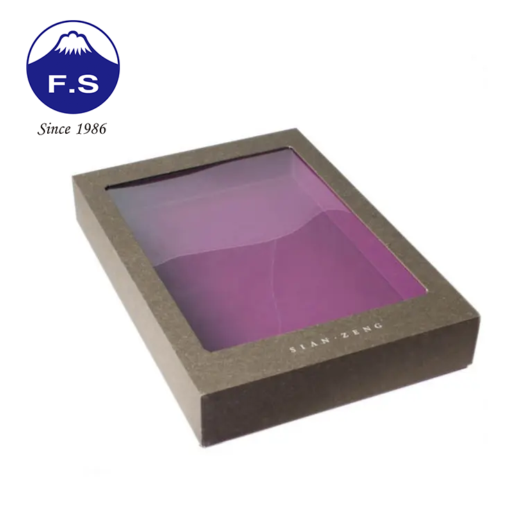 Art Paper Folding Pvc Window Display Gift Boxes, High Quality Art Paper ...