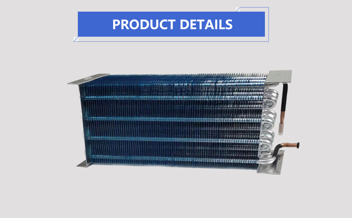 Hydrophilic Aluminum Foil Finned Evaporator, High Quality Hydrophilic ...